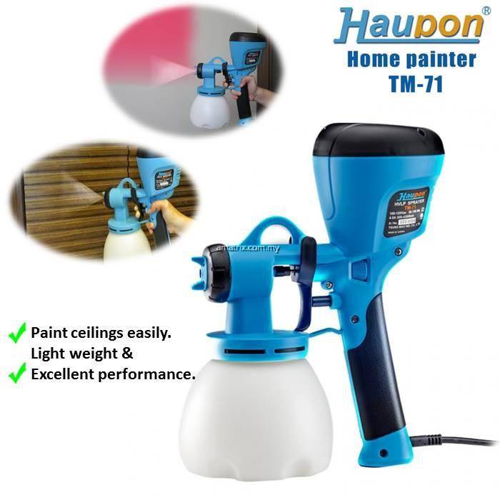 Haupon TM-71 HVLP Electric Spray Gun - Home Painter Set
